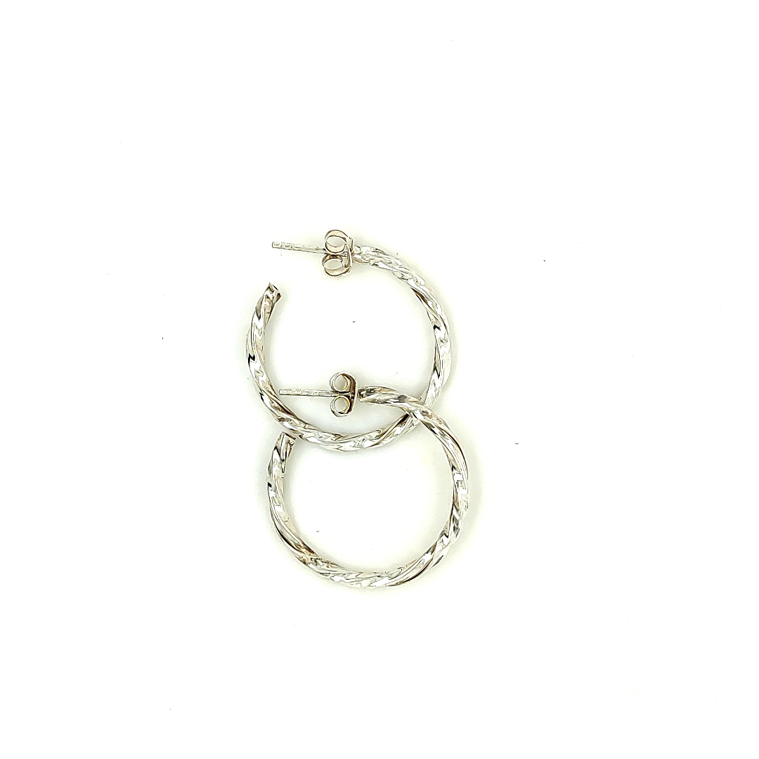 SMALL TWIST DESIGN HOOPS - NewCore